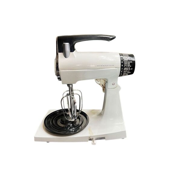 Sunbeam | Kitchen | Vintage Sunbeam Mixmaster White Electric Standing ...